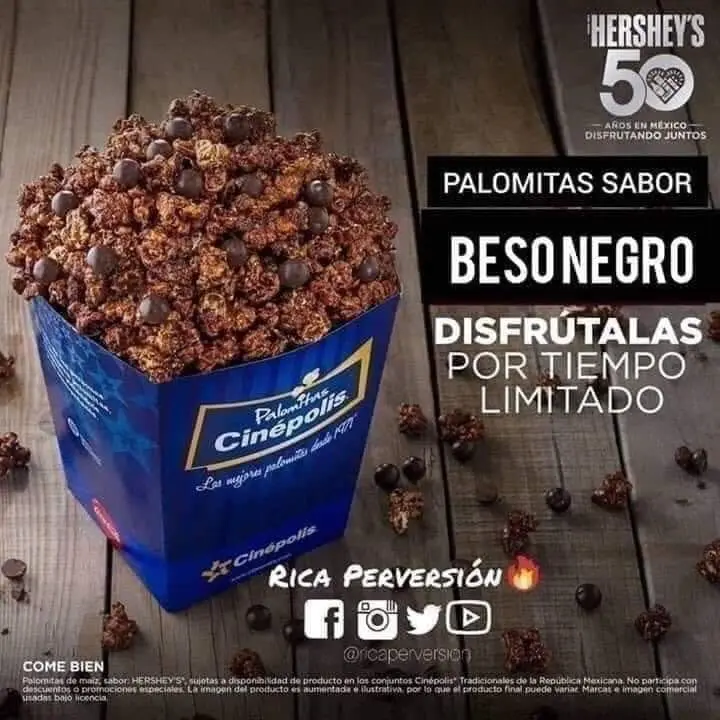 Palomitas De Chocolate Cinépolis: Precios, Tamaños Y Cómo Obtenerlas ...